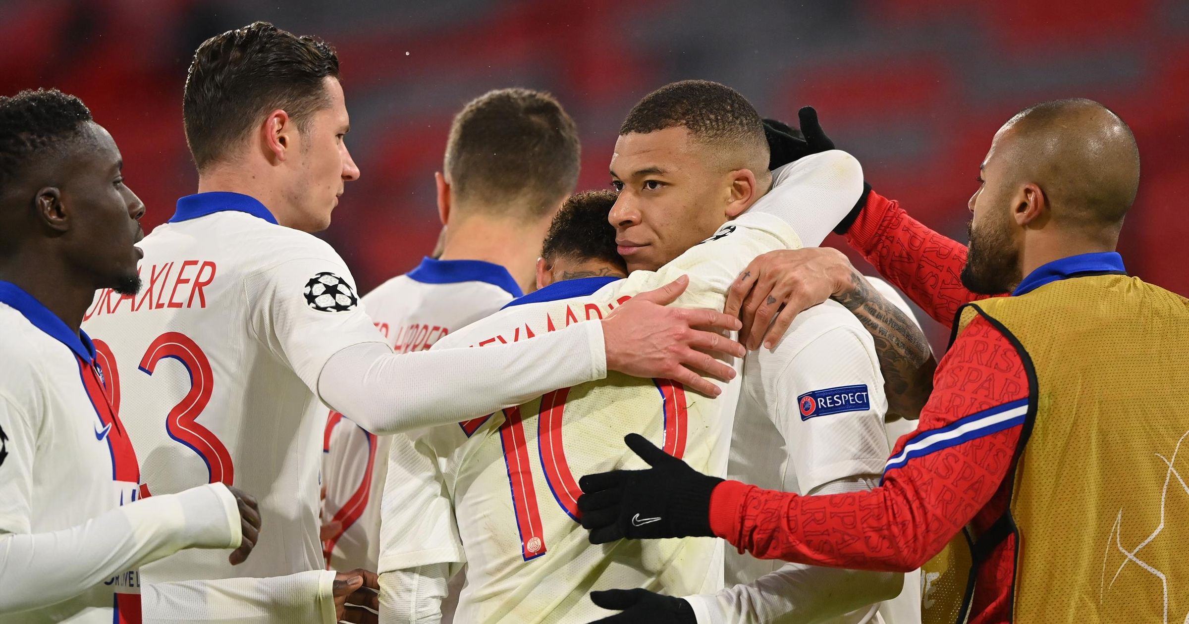 Ligue des champions Bayern PSG Malmené Paris a gagné avec un grand Mbappé et les