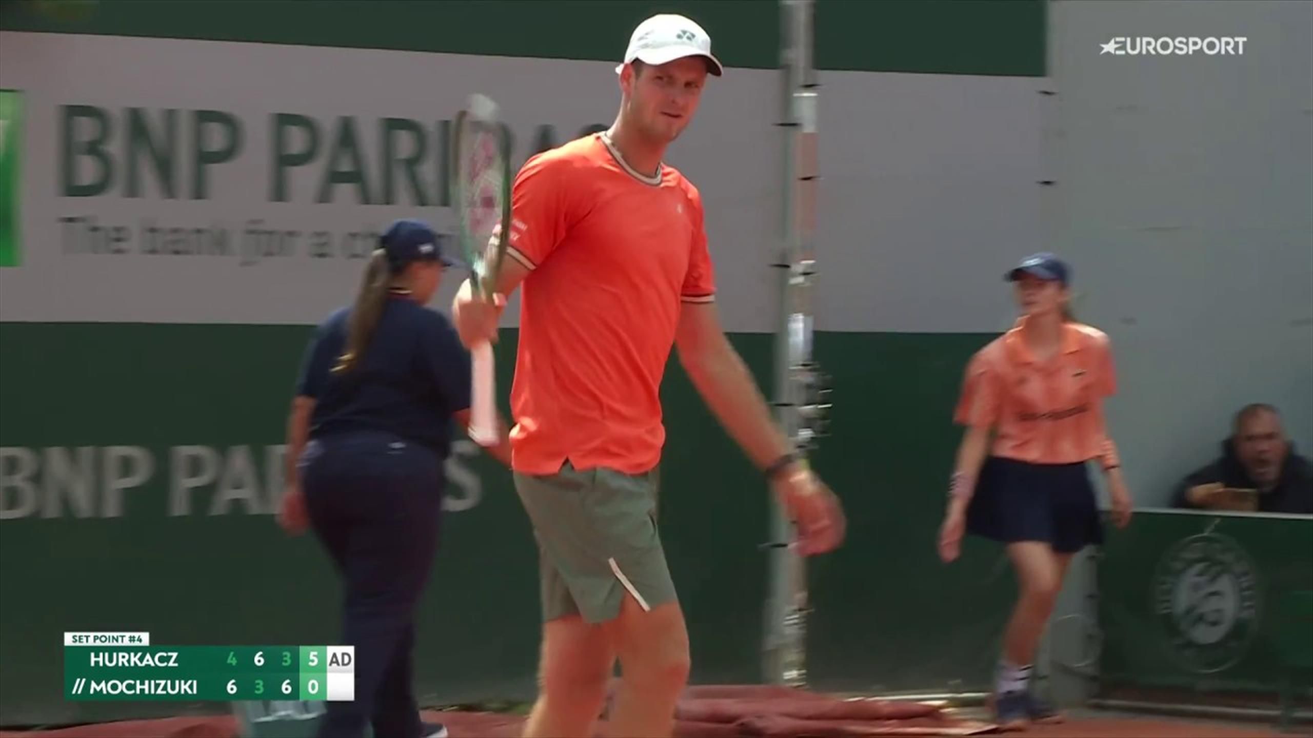 Dominacja Huberta Hurkacza w secie Polak nie oddał Mochizukiemu ani jednego gema Tenis