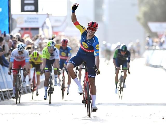 Volta a la Comunitat Valenciana Final 3ª etapa Jonathan Milan se