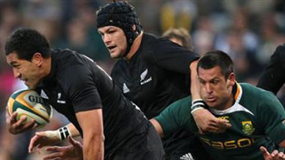 Rugby All Blacks Scrum