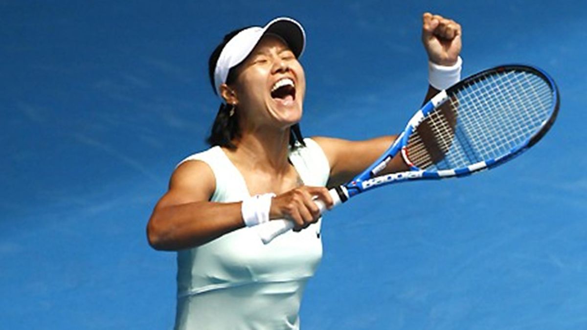 Na Li alıştığı yerde - Eurosport