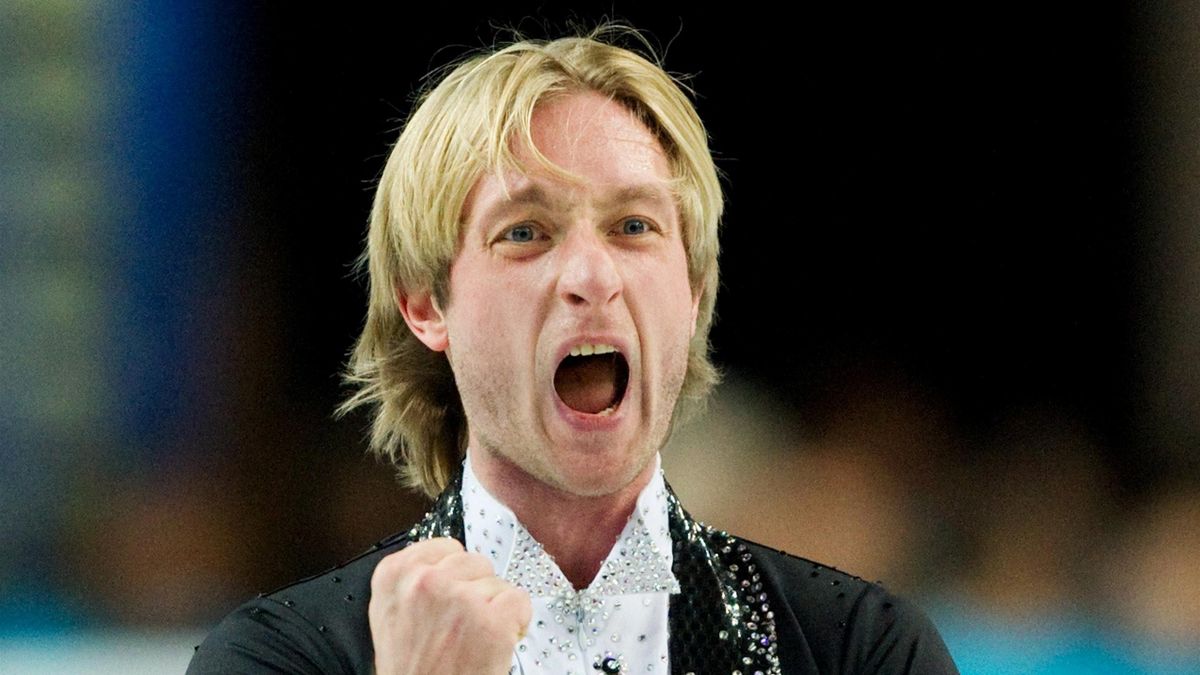 Plushenko 1er, Amodio 3e - Eurosport