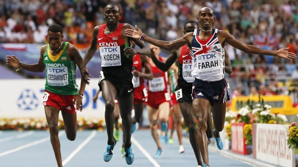 Mo Farah gana el oro en 5.000 y repite el doblete olímpico - Eurosport