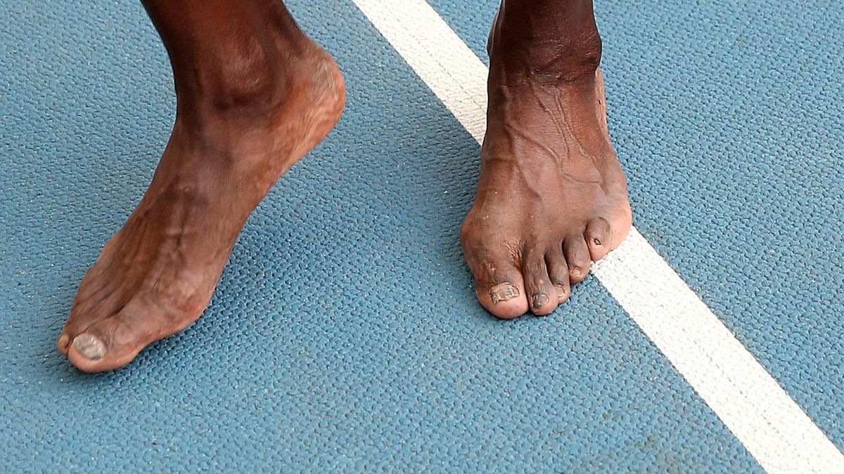 Estos Son Los Pies Del Hombre M s R pido Del Mundo Eurosport