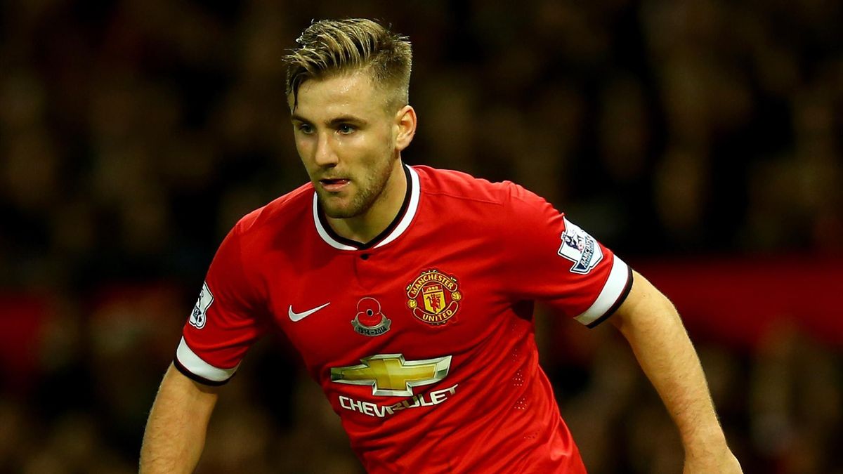 Luke Shaw In Man Utd Kit