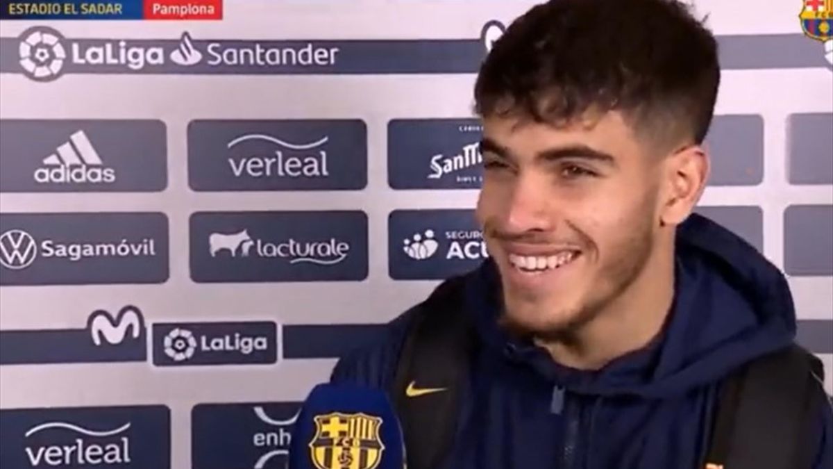 El vídeo viral de Abde ante los micros: "¿Qué me aporta Xavi? Pues ...