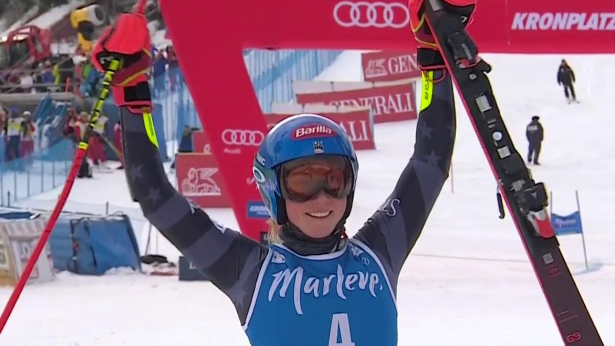 Mikaela Shiffrin feiert historischen Weltcupsieg am Kronplatz: Die ...