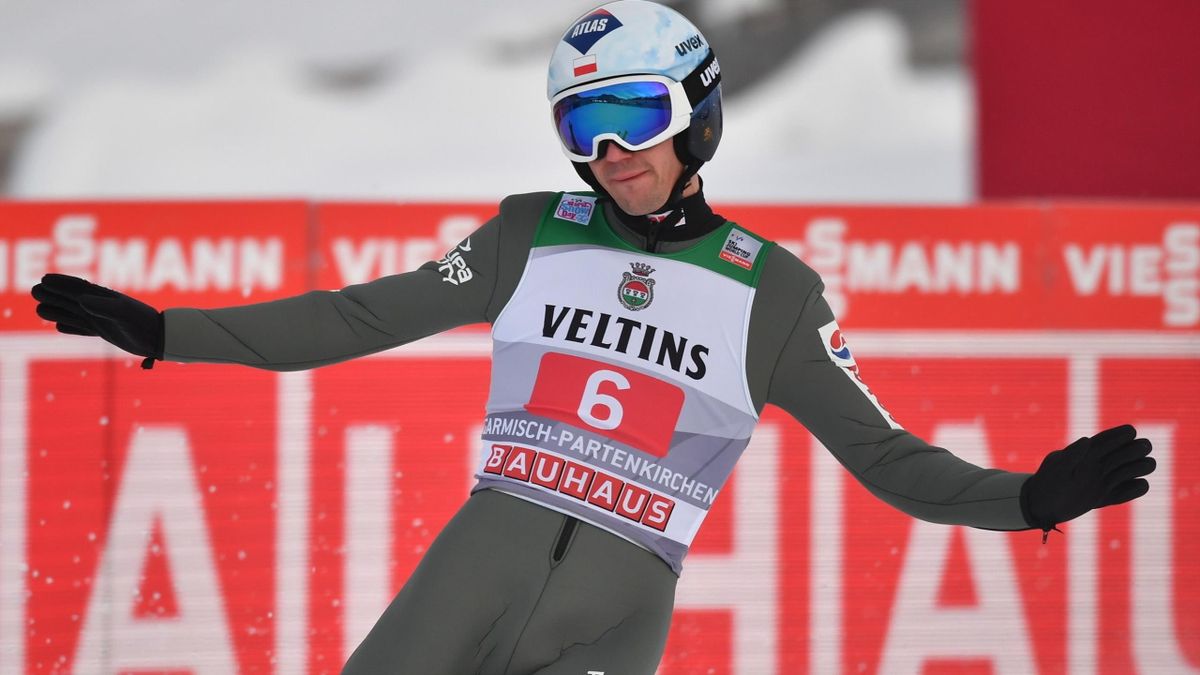 Turniej Czterech Skoczni 2020/2021. Kamil Stoch po konkursie w Ga-Pa ...