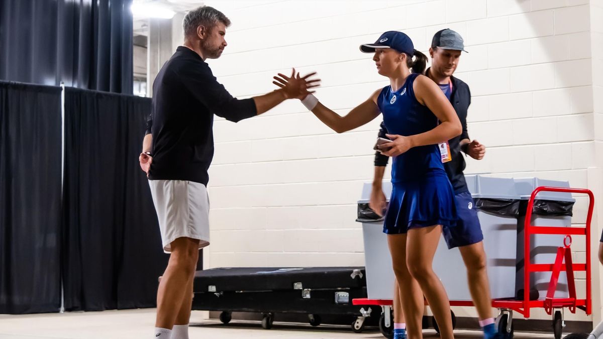 Tomasz Wiktorowski po meczu Iga Świątek - Coco Gauff w WTA Finals 2022 ...