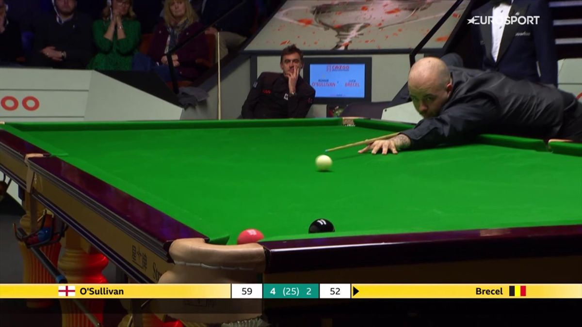 WK Snooker | O'Sullivan schenkt Brecel broodnodige snooker door foul ...