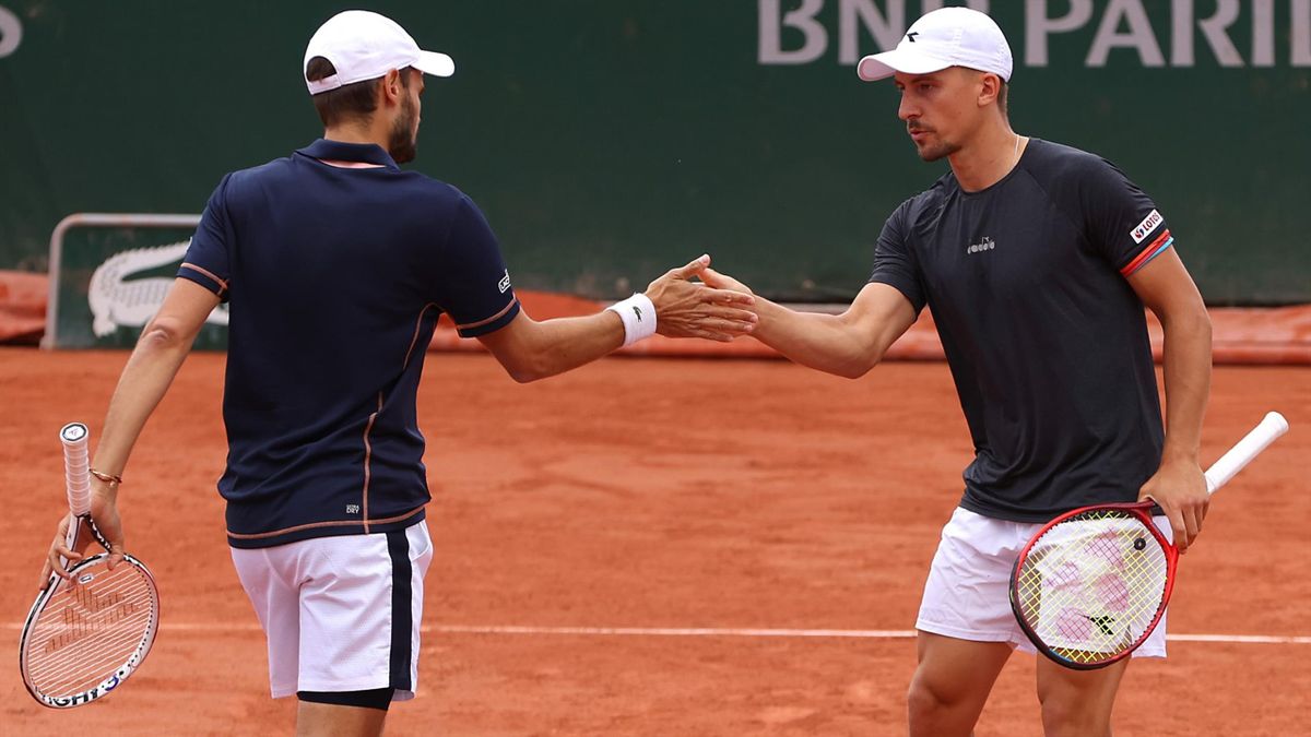 ATP Masters 1000 Rzym 2023. Jan Zieliński/Hugo Nys - Maxime Cressy ...