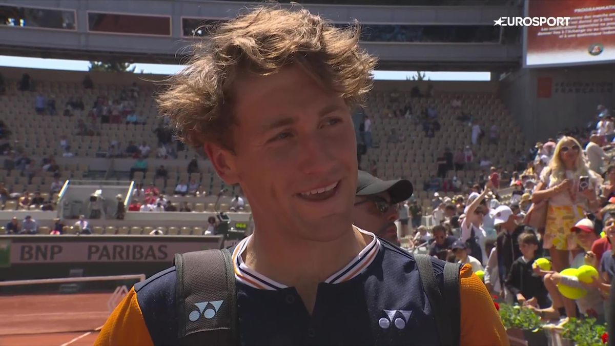 Ruud spiller på hovedbanen mandag - nå er tidspunktet klart - Eurosport