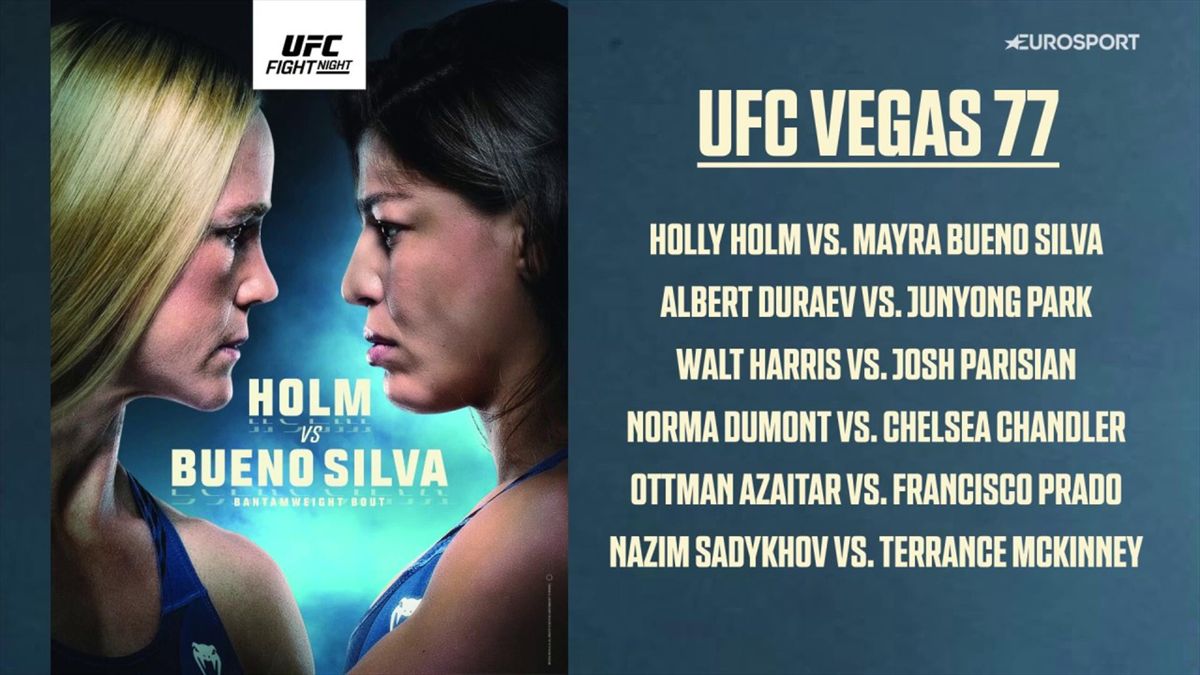 UFC Vegas 77 | Hoe laat en waar kijk je live naar UFC Vegas 77: Holm vs ...