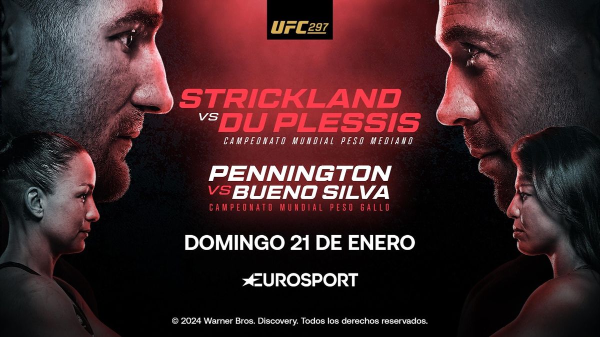 Strickland vs Du Plessis: Horario y cómo ver hoy en España | UFC 297 ...
