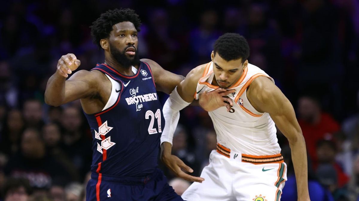70 points ! Joel Embiid (Sixers) a été historique face à Victor Wembanyama et aux Spurs : sa ...