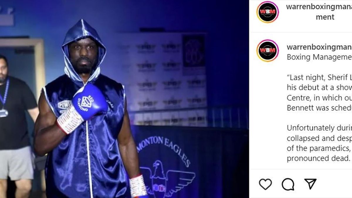 Sherif Lawal nie żyje. Zmarł w debiucie na zawodowym ringu - Eurosport