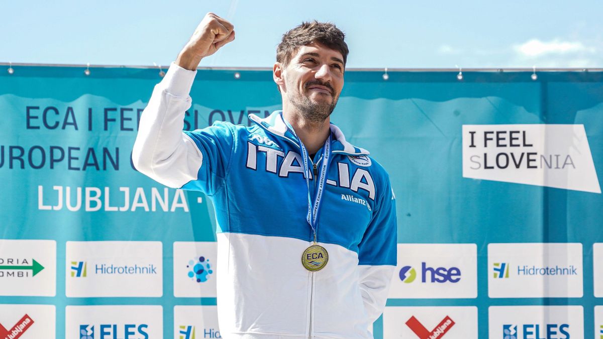 Giovanni De Gennaro campione d'Europa nel K1 sulle acque di Tacen ...