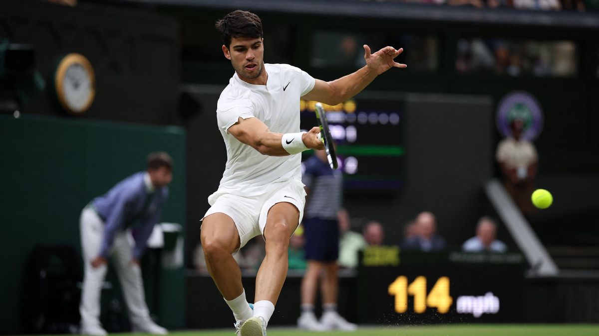 Wimbledon 2024 | Carlos Alcaraz-Ugo Humbert: Crónica, mejores puntos y resultado - Octavos ...