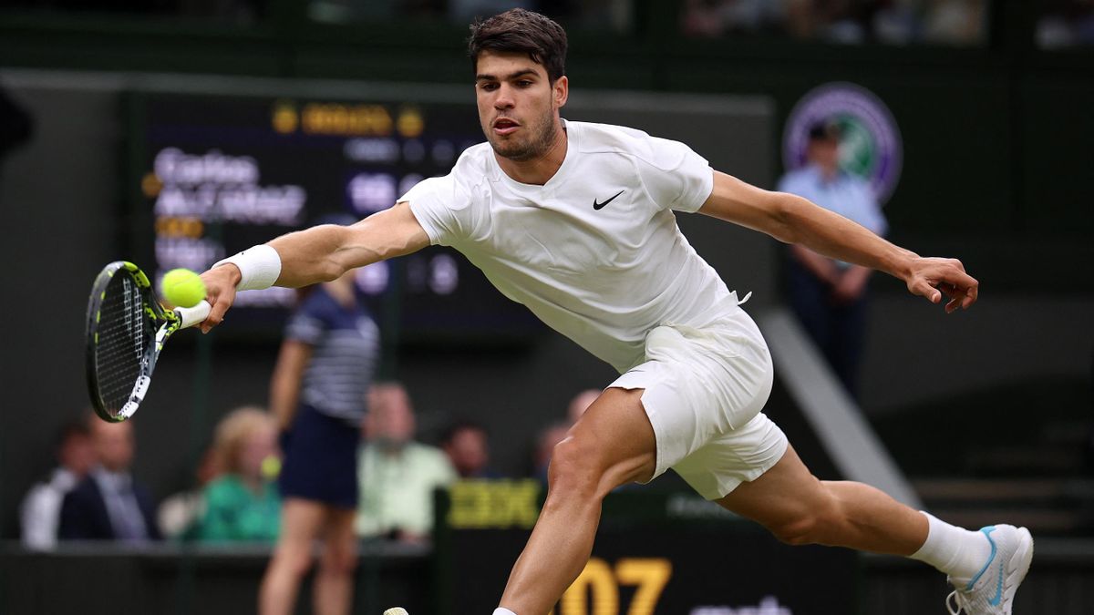 Wimbledon | Ugo Humbert s'arrête en huitièmes, stoppé en quatre sets par Carlos Alcaraz (6-3, 6 ...