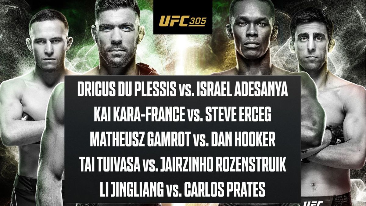 UFC 305 | Hoe laat en waar kijk je live naar UFC 305: Du Plessis vs ...