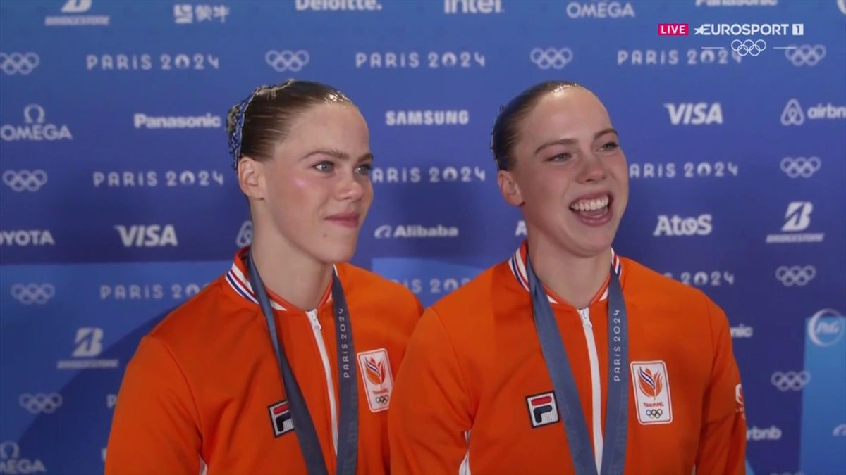 Paris 2024 | Synchroonzwemsters Noortje en Bregje de Brouwer pakken ...
