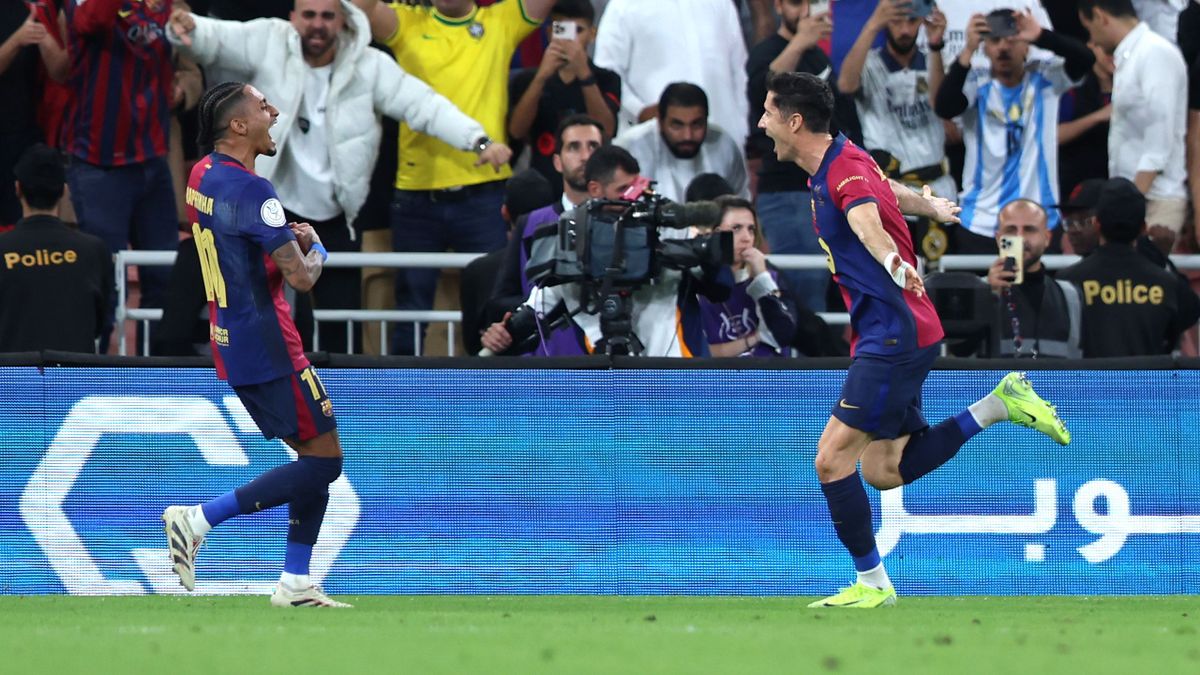 Real Madryt – FC Barcelona: wynik na żywo i relacja live z finału Superpucharu Hiszpanii - Eurosport