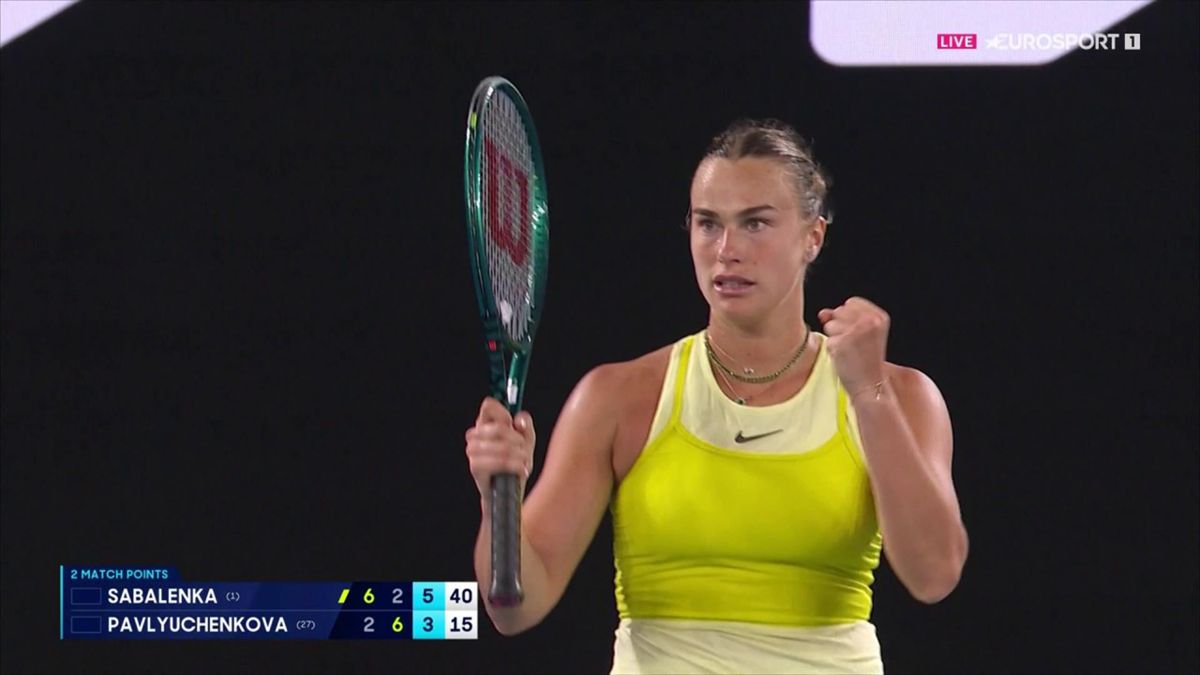 Aryna Sabalenka v Anastasia Pavlyuchenkova result Two time champion edges into last four clash with Paula Badosa