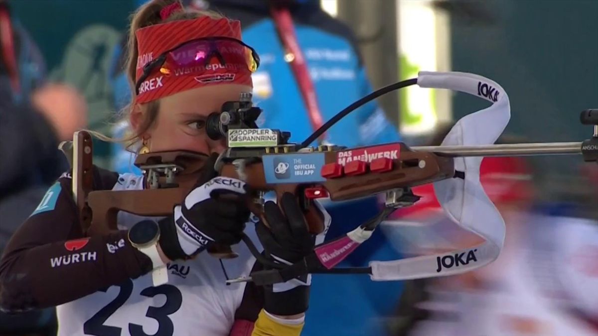 Doppelsieg für deutsche Biathletinnen: Johanna Puff wird Einzel ...
