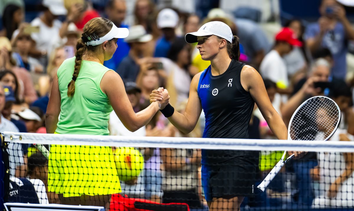 Mecz Iga Świątek - Jelena Ostapenko. Półfinał turnieju WTA 1000 Doha ...