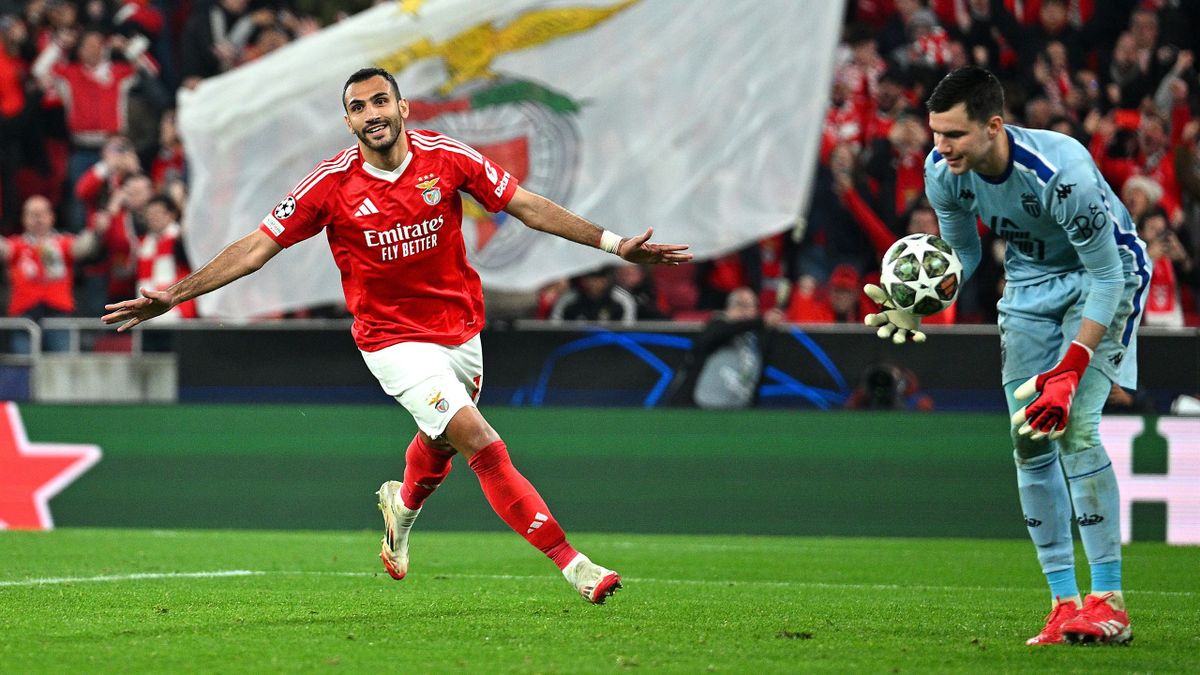 Benfica zremisowała z AS Monaco i zagra w 1/8 finału Ligi Mistrzów ...