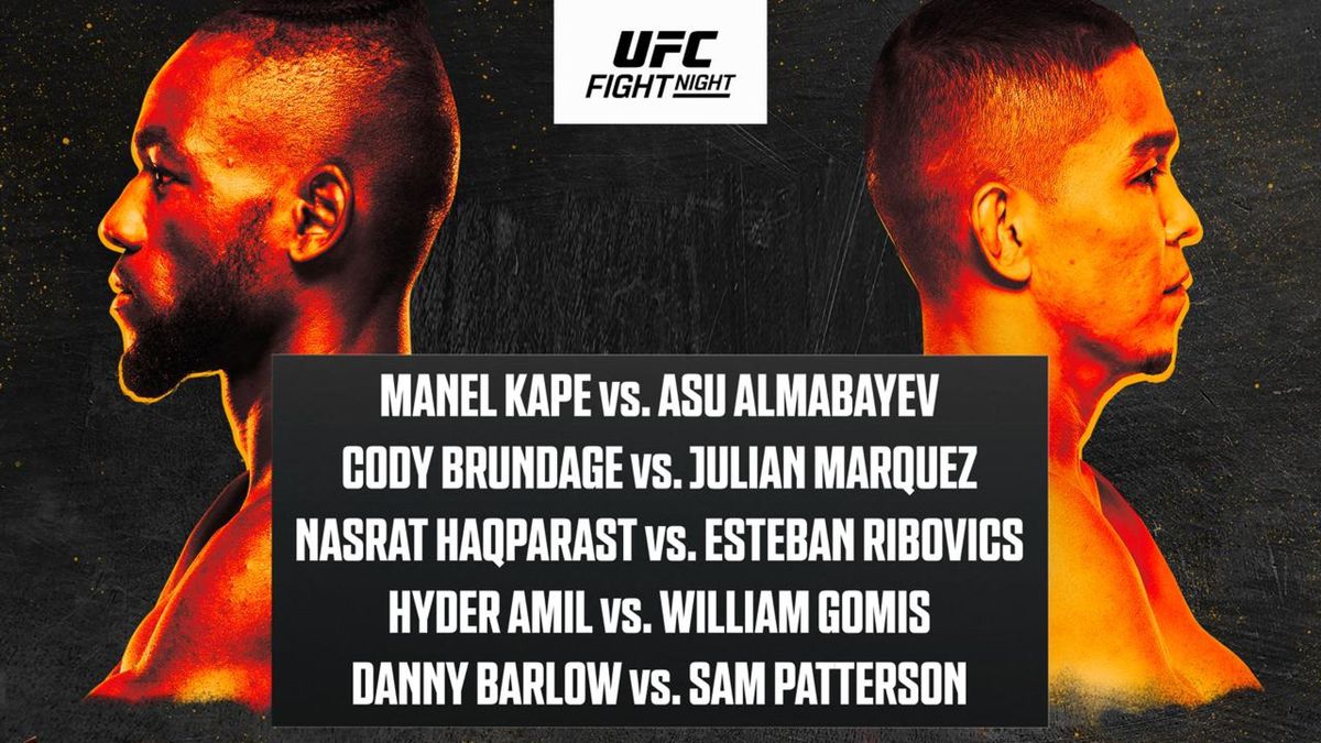 De UFC opent de maand maart met een clash tussen Kape & Almabayev in de ...