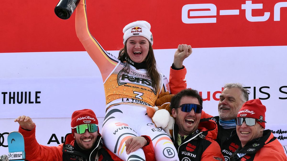 Emma Aicher feiert nächsten Weltcup-Triumph: Erster Sieg im Super-G ...