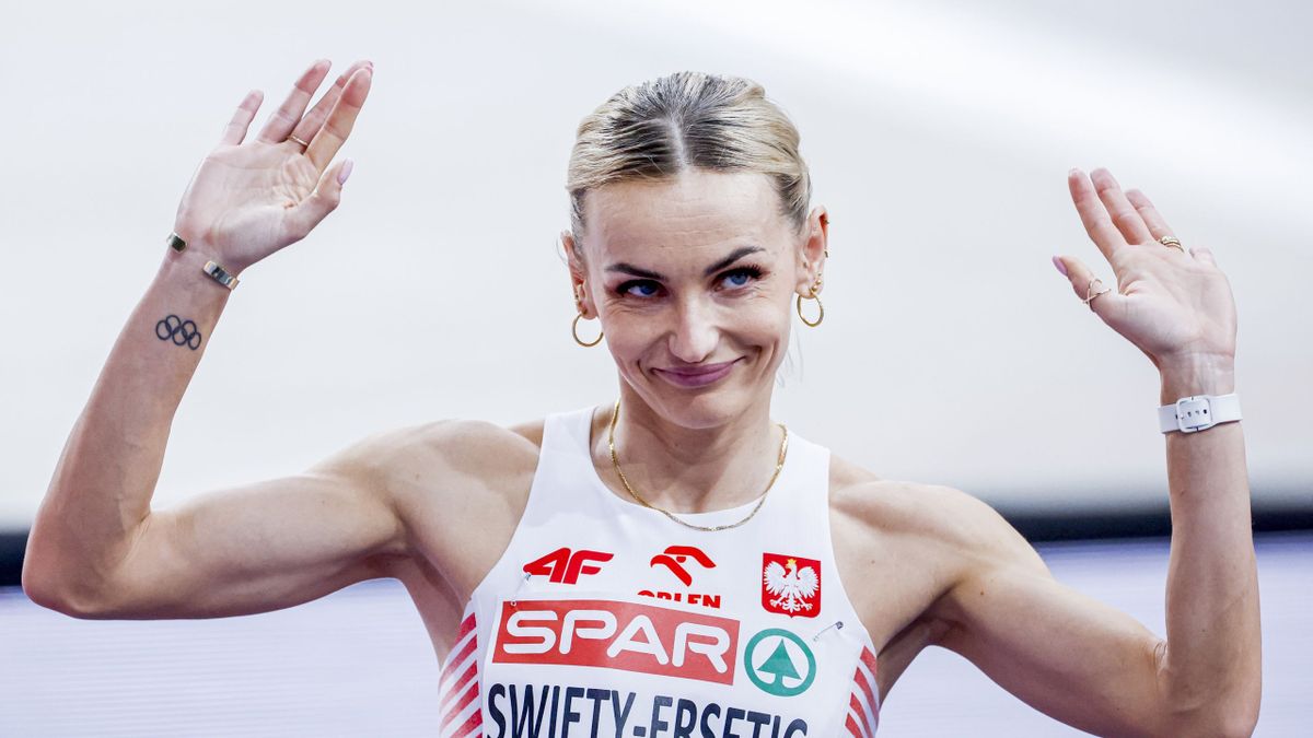 Justyna Święty-Ersetic w finale biegu na 400 m - lekkoatletyczne halowe mistrzostwa świata ...