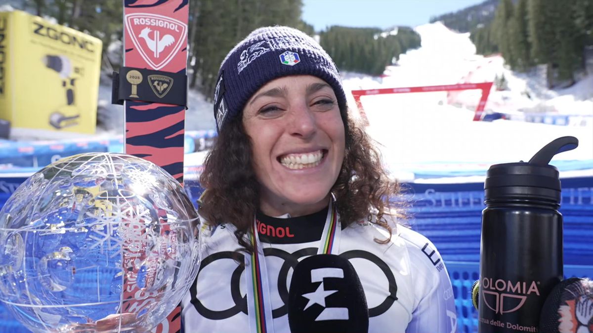 Brignone torna in Italia con la Coppa del Mondo: "Mi sono emozionata ...