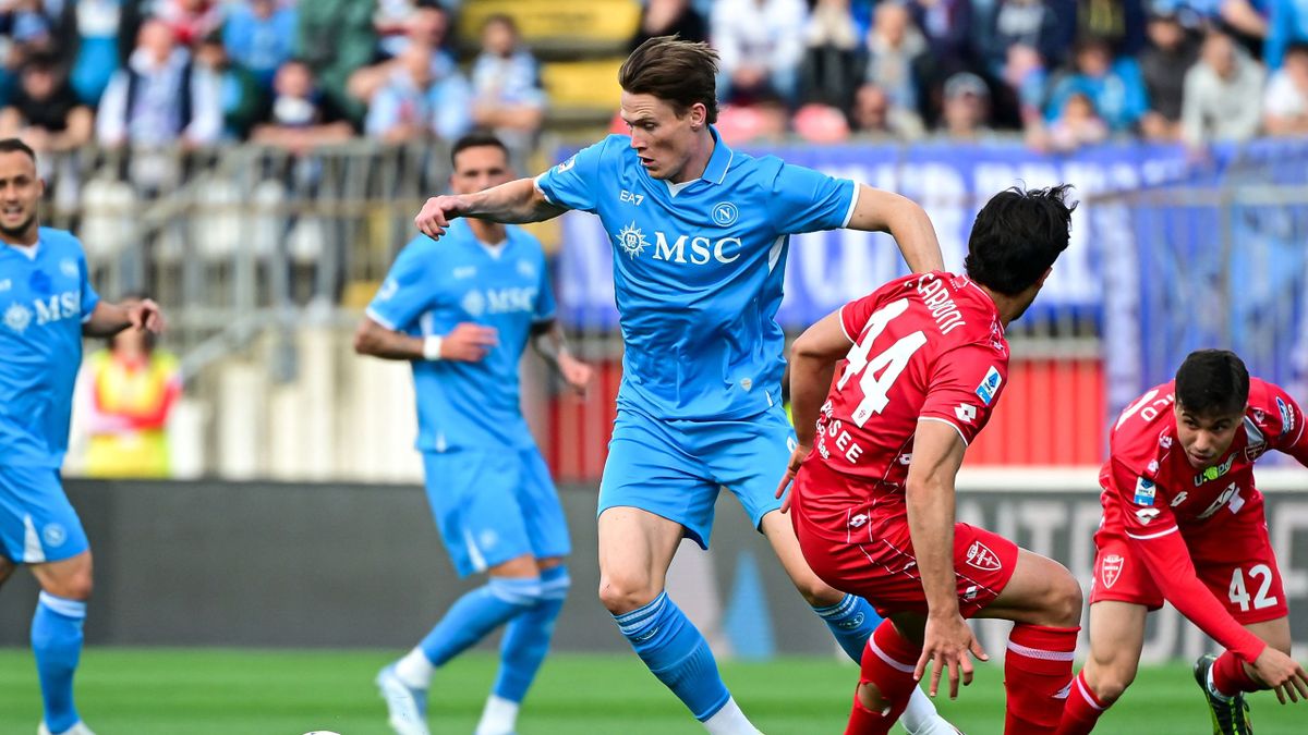 Monza-Napoli 0-1, gol decisivo di Scott McTominay! Antonio Conte supera ...