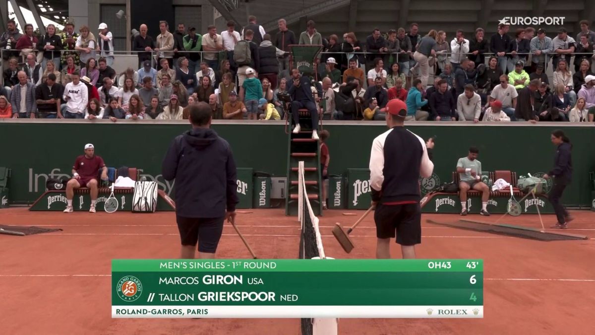 Griekspoor herpakt zich na slordige eerste set en gaat met prachtige ...