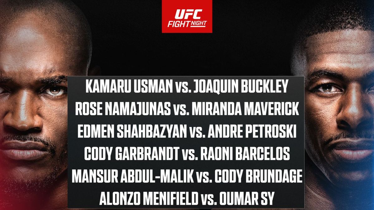 Hoe laat en waar kijk je live naar UFC Atlanta: Usman vs. Buckley ...