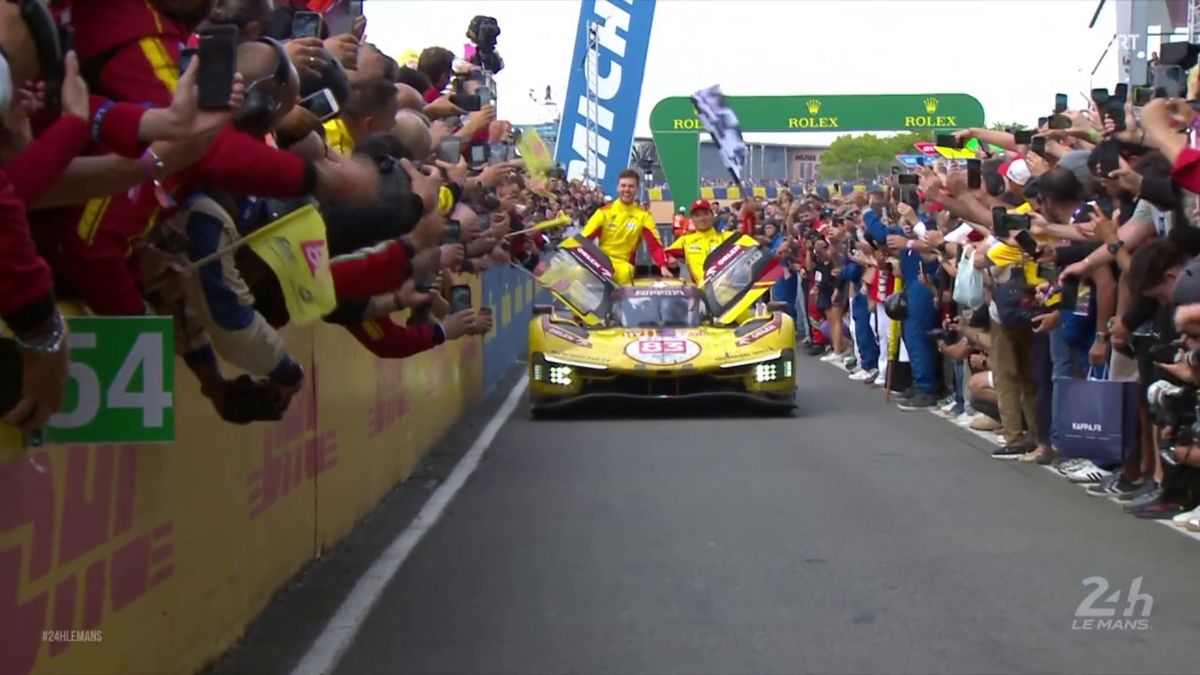 Ferrari, terza vittoria consecutiva a Le Mans! La #83 di Kubica vince ...