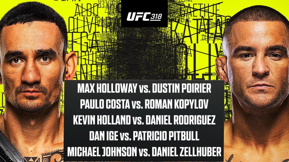 Hoe laat en waar kijk je live naar UFC 318: Holloway vs. Poirier 3 ...