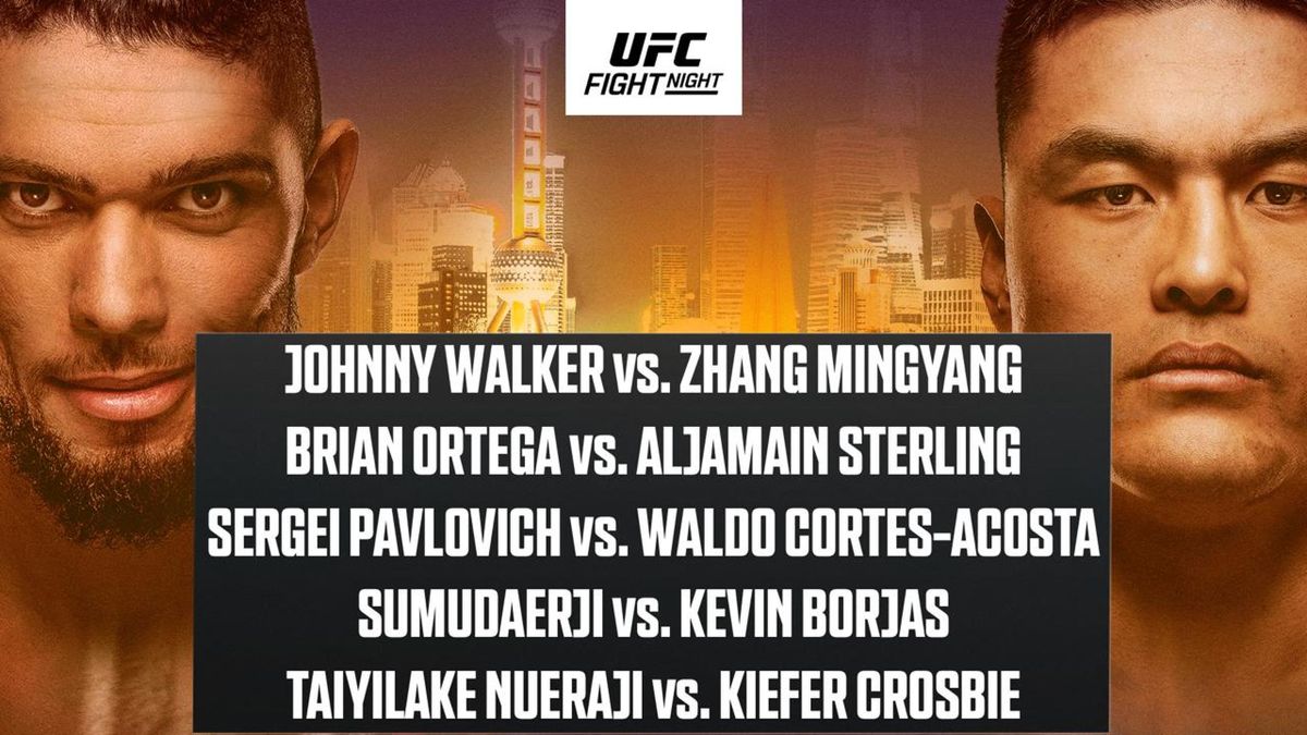 Hoe laat en waar kijk je live naar UFC Shanghai: Walker vs. Zhang ...