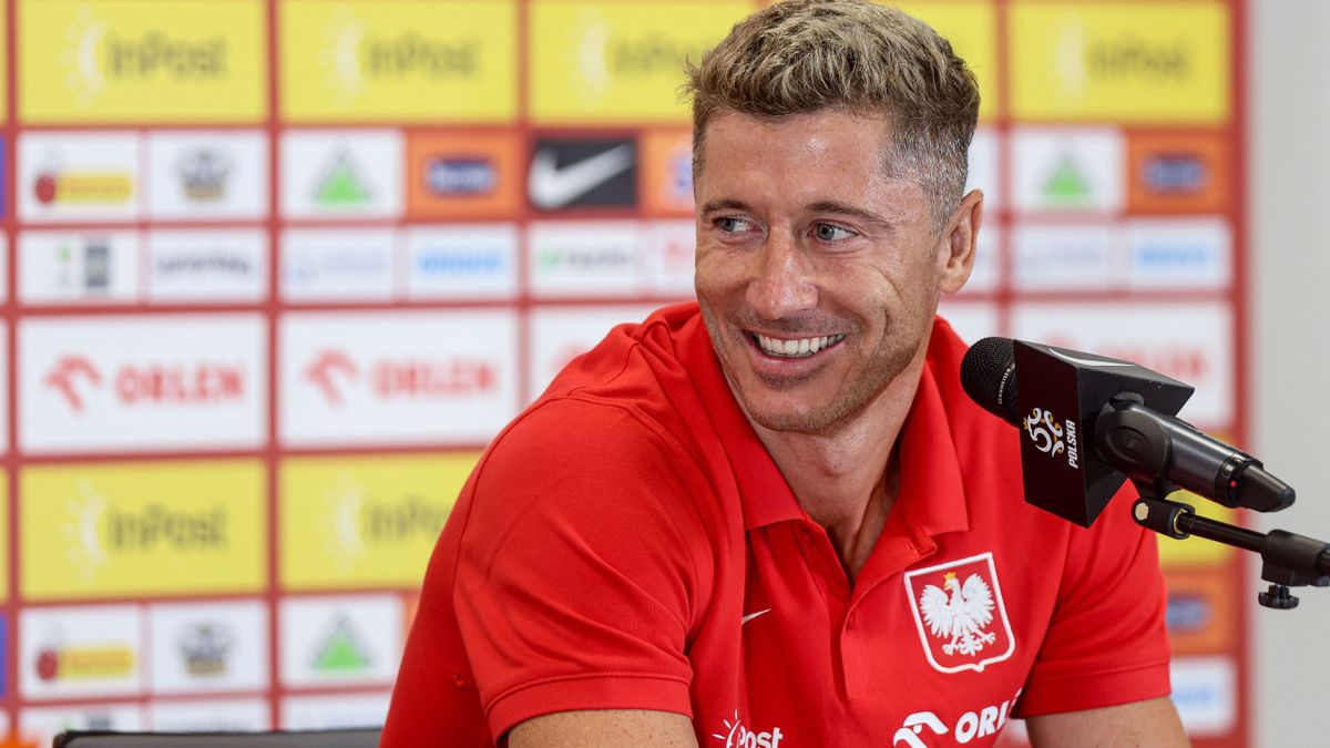 Robert Lewandowski na konferencji przed meczami z Holandią i Finlandią ...