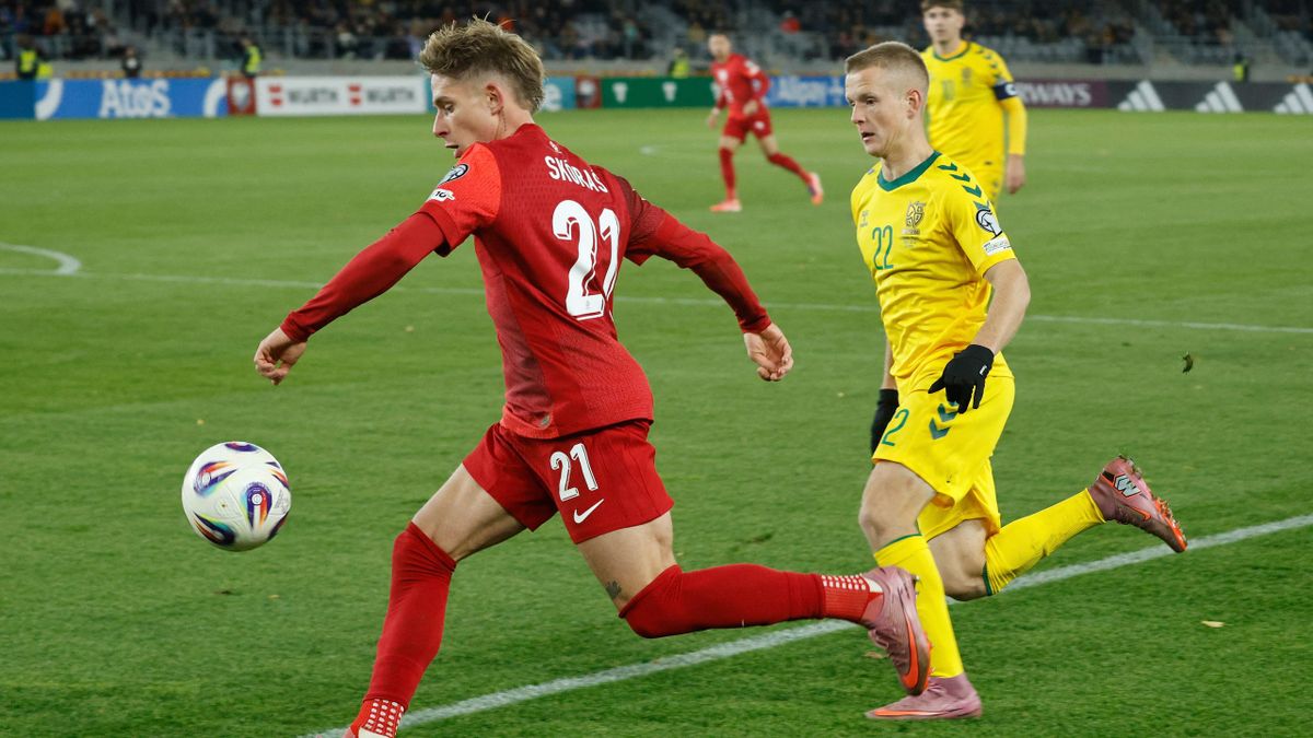 Michał Skóraś po meczu Litwa - Polska. Eliminacje mistrzostw świata ...