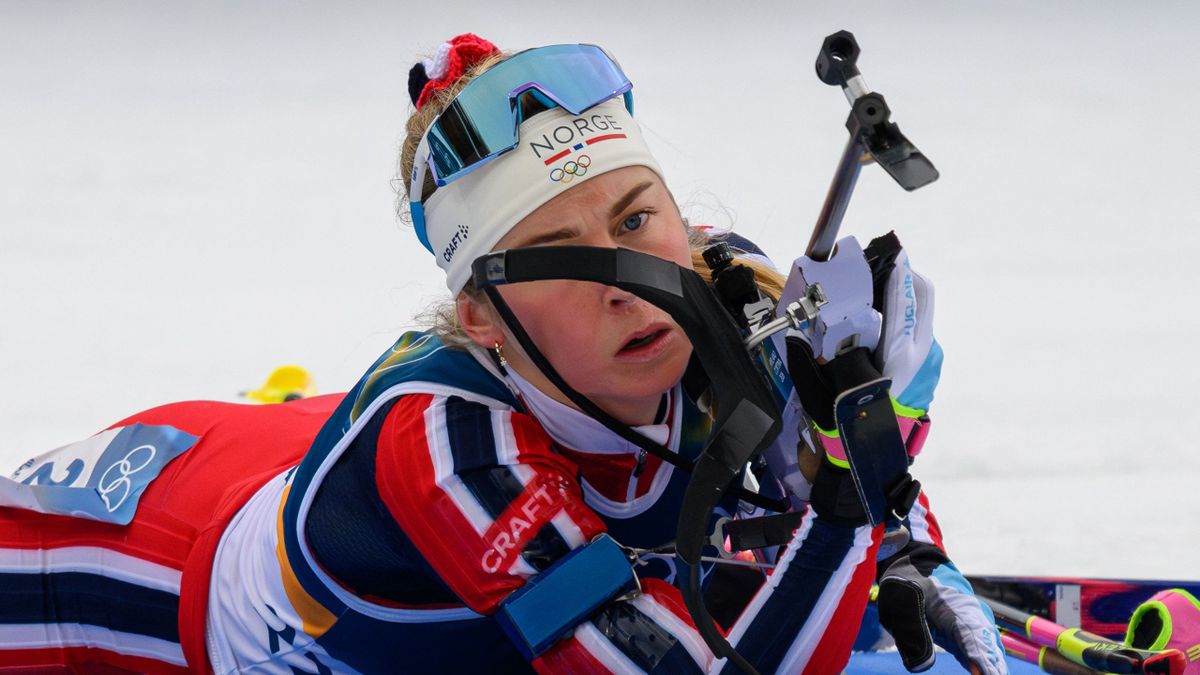 Olympia 2026 - Biathlon: Ingrid Landmark Tandrevold kontert Ole Einar ...