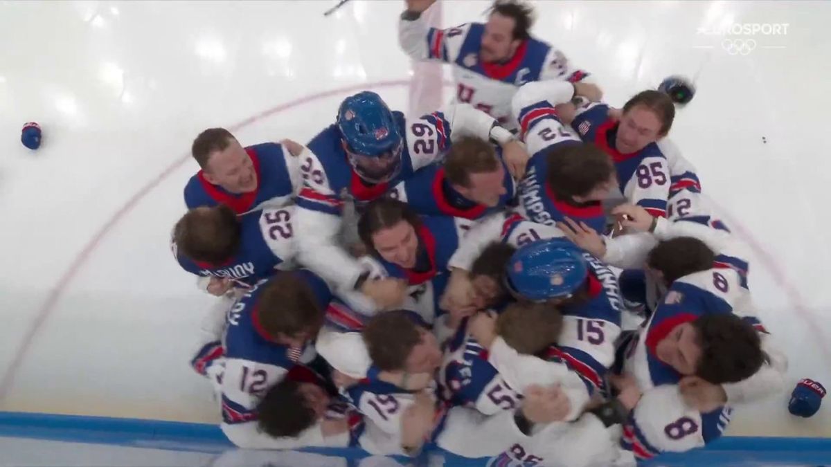 Stati Uniti-Canada 2-1, gli USA vincono l'oro nell'hockey maschile ...