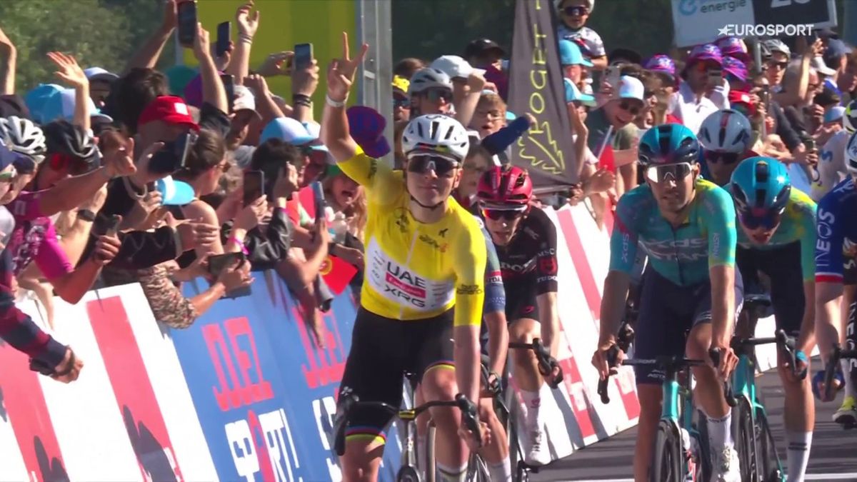 Tappa 2: Pogacar cannibale anche in volata! Godon battuto allo sprint e ...