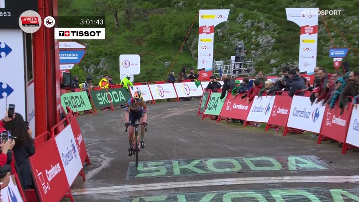 Anna Van der Breggen kraakt in slotrit op Angliru - Paula Blasi grijpt ...