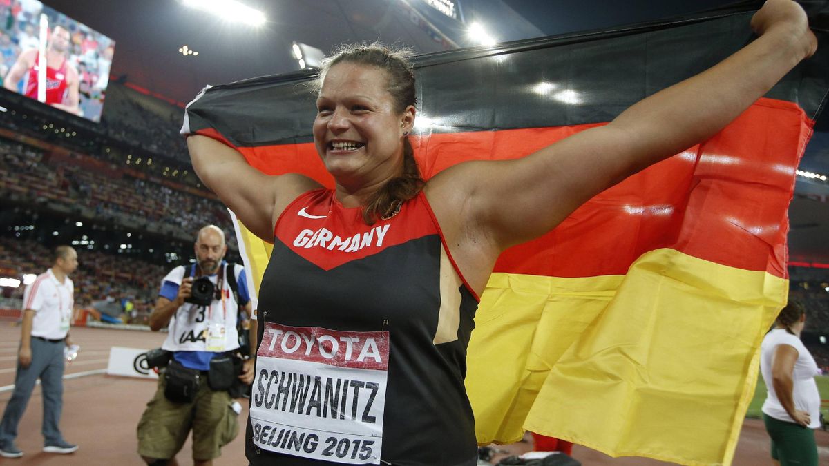 Christina Schwanitz träumt nach ihrem WM-Gold im Kugelstoßen nun von ...