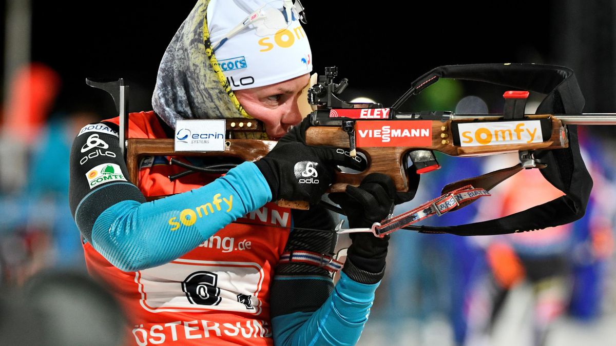 Marie Dorin-Habert arrache le podium sur le sprint d'Oberhof - Eurosport