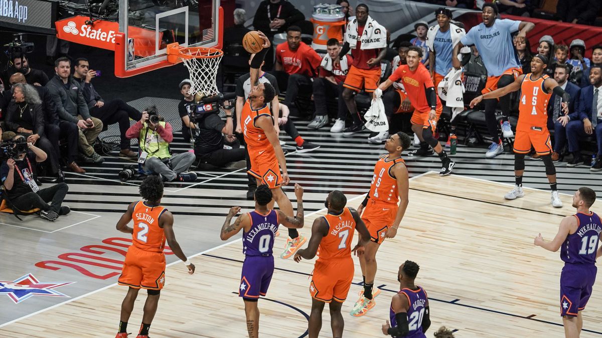 All-Star NBA : Les Américains brillent lors du Rising Stars Challenge ...