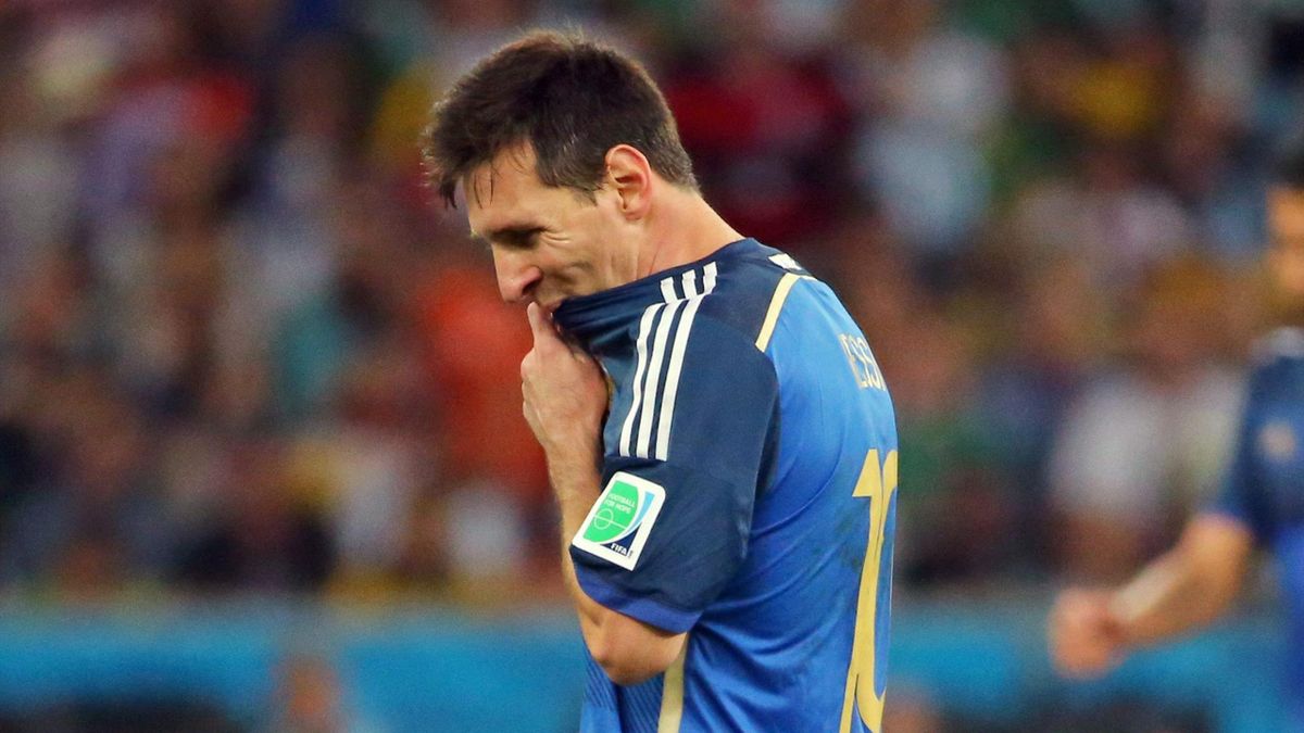 Messi volvió a sufrir arcadas en la final - Eurosport